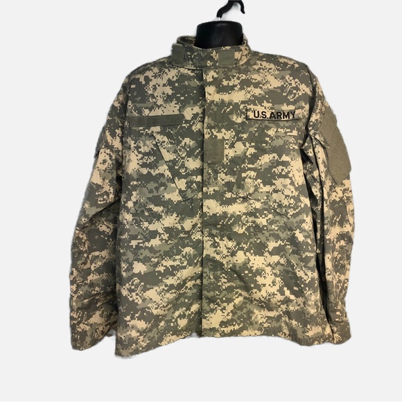 US Military | Jackets & Coats | Us Army Military Camouflage Zip Front ...